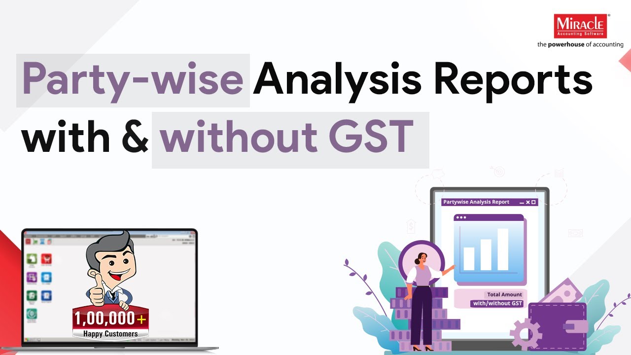 🔍 Easily Generate Party-wise Analysis Reports with & without GST! 🔍 ...