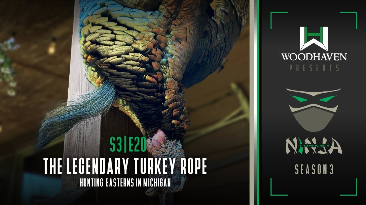 THE LEGENDARY TURKEY ROPE: Hunting Easterns in Michigan - YouTube