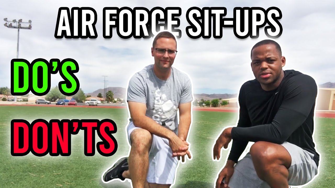 AIR FORCE SIT UPS + HOW TO IMPROVE - YouTube