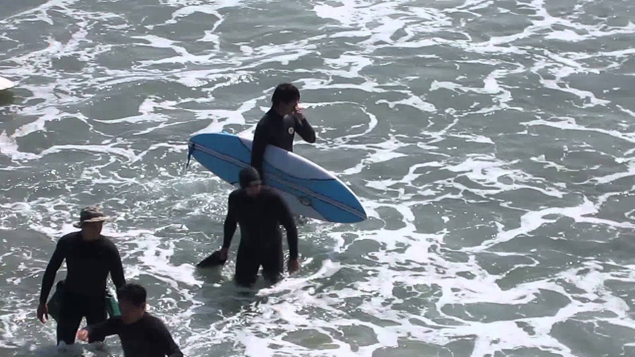 [FANCAM] 130917 Lee Min Ho surfing on "The Heirs" set at Huntington ...