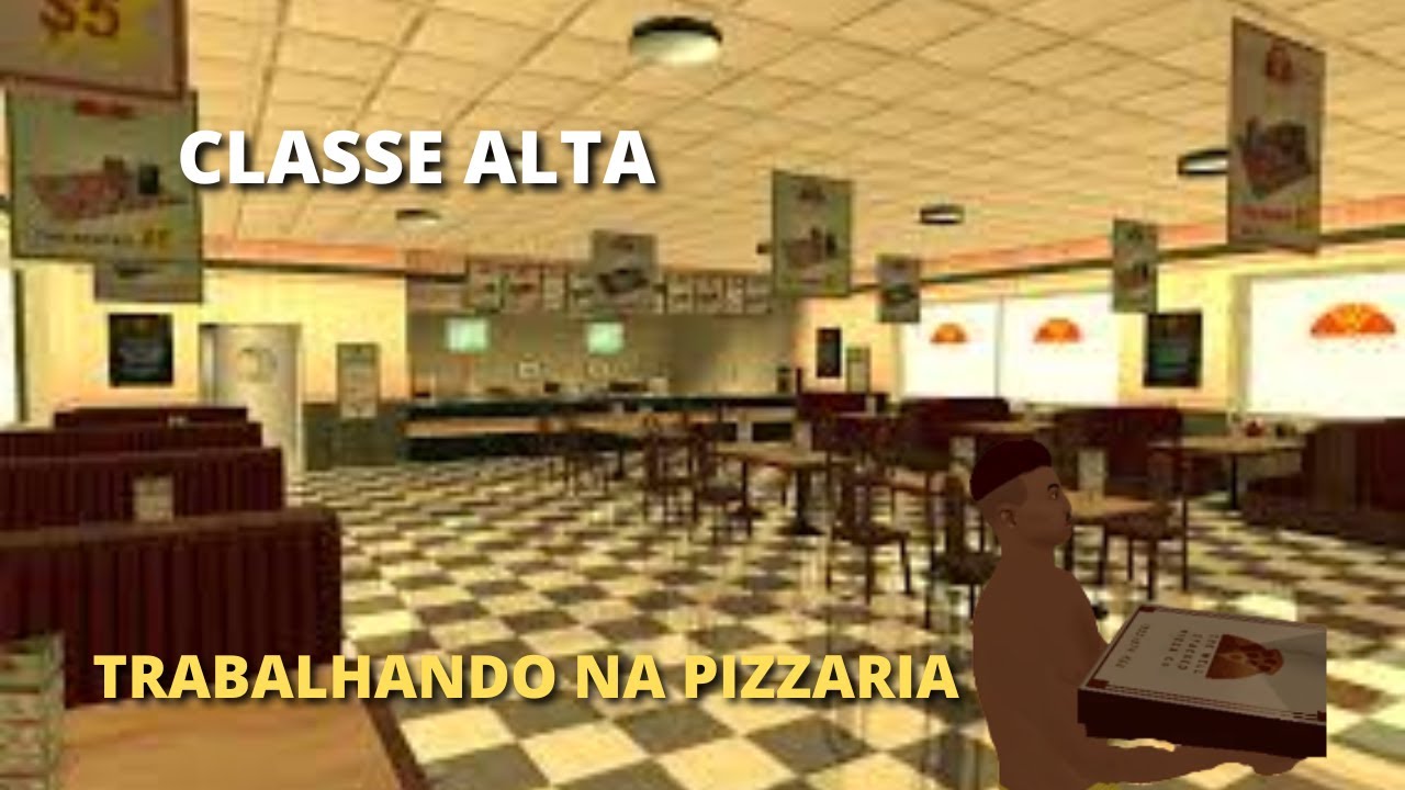 TRABALHANDO NA PIZZARIA NO CLASSE ALTA MTA GTA RP - YouTube