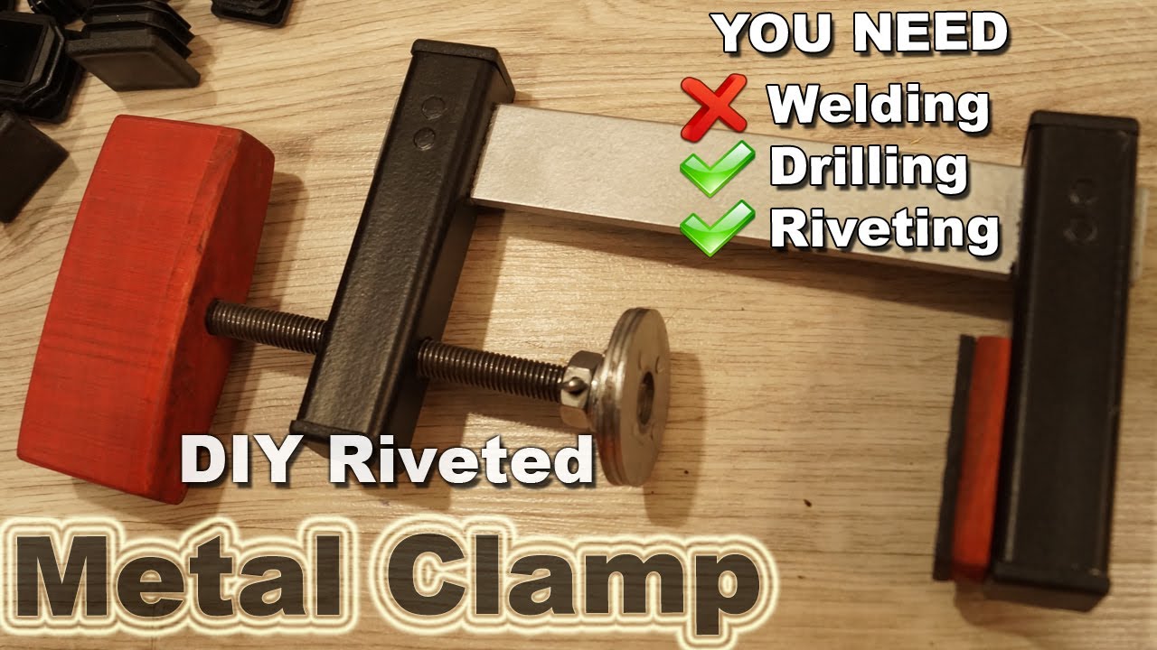 You never seen it before! DIY metal clamp without a welding. This comes ...
