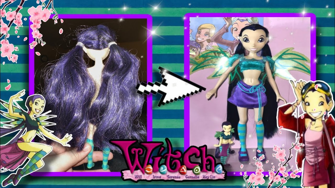 Let’s Reroot My Disney Store Hay Lin :D | W.I.T.C.H. Doll Makeover ...