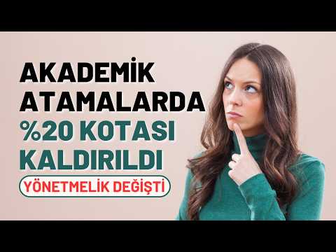 Akademide %20 Kotası Kalktı! | 6 Mart 2026 YÖK Yönetmelik Değişikliği