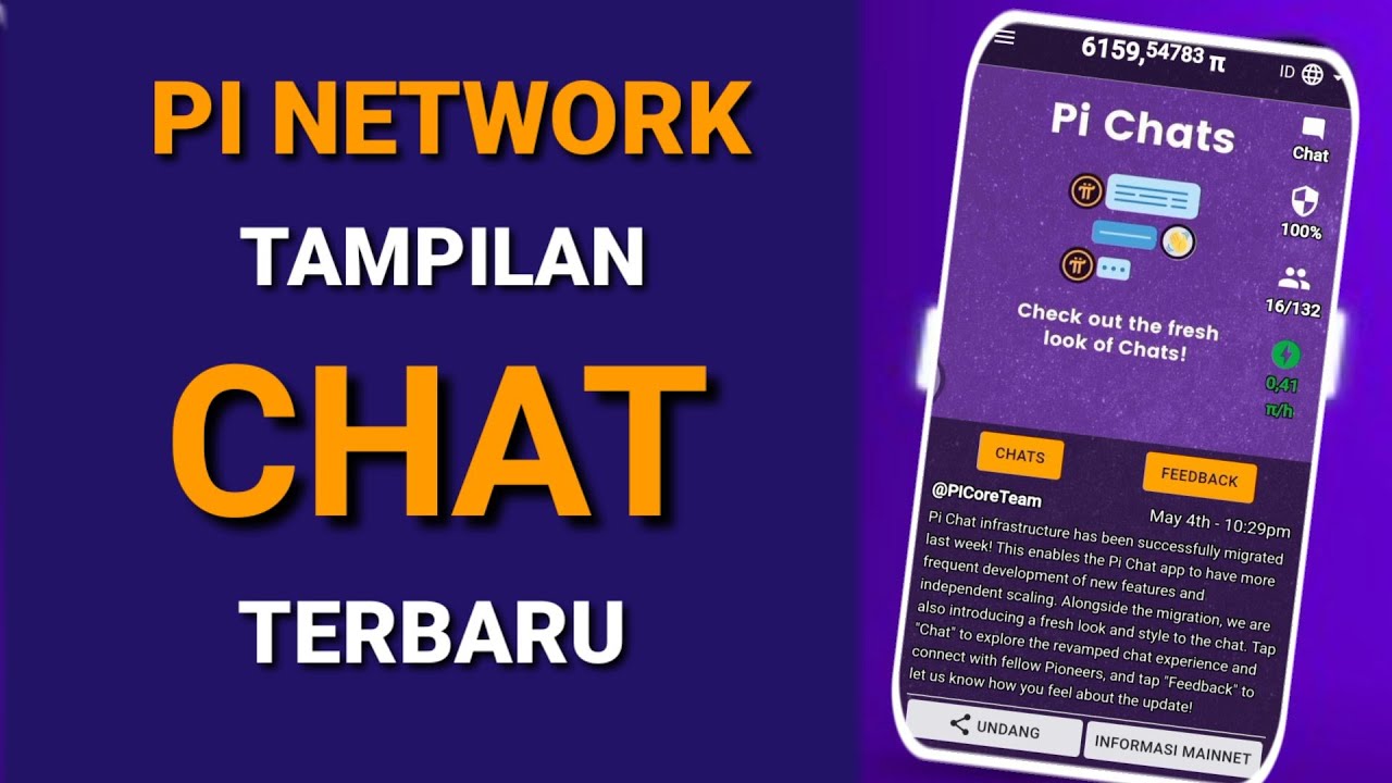 PI NETWORK : TAMPILAN CHAT TERBARU - YouTube