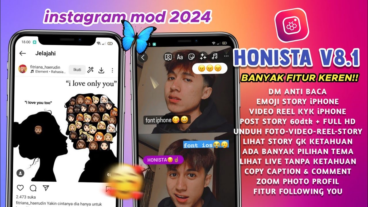 HONISTA V8.1 | INSTAGRAM MOD TERBARU 2024 | INSTAGRAM iPHONE UNTUK ...