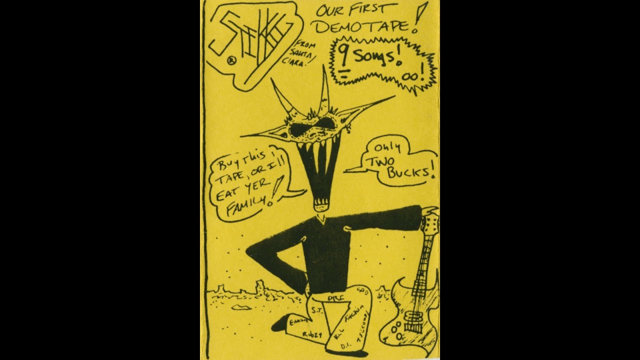Stikky - "Our First Demo Tape!" 9 Songs! (1985) - YouTube