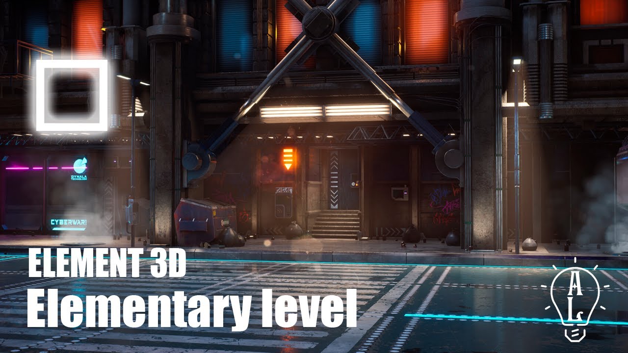 Render Settings: Glow - 18 - Element 3D Элементарный курс - YouTube