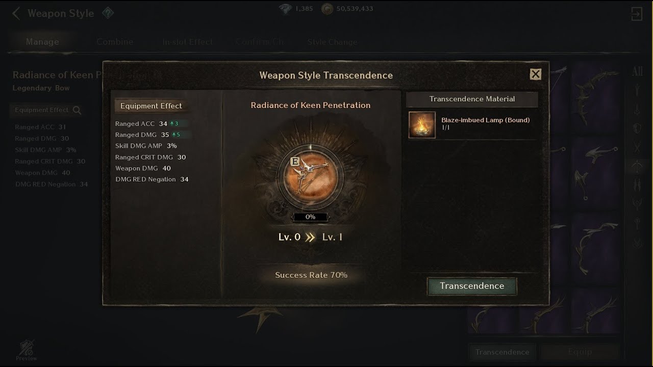 Night Crows Transcendence Mount & Weapon Style Guide - YouTube