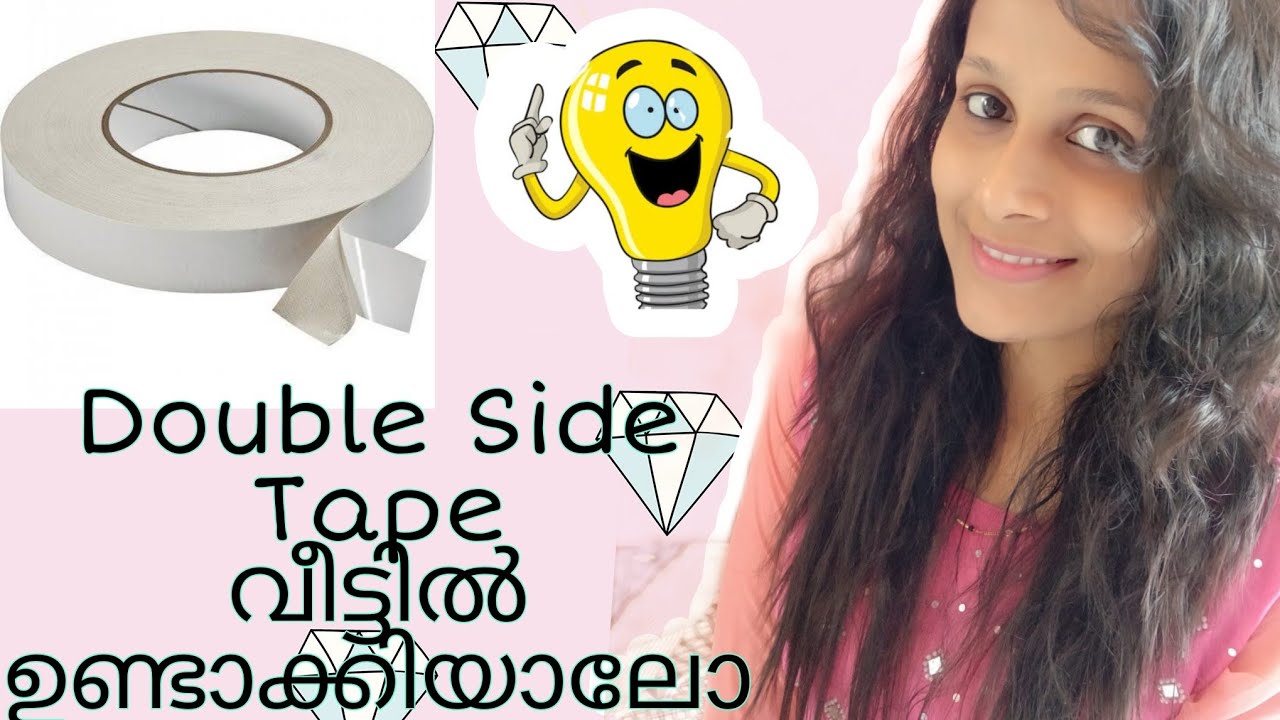 Home Made Double Side Tape/Easy Method/Back To School Craft/ - YouTube