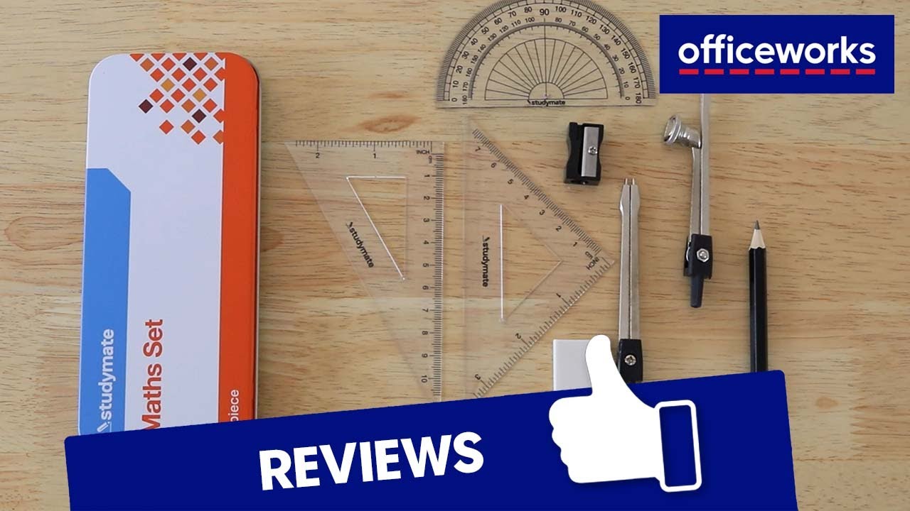 Studymate Tin Maths Set - YouTube