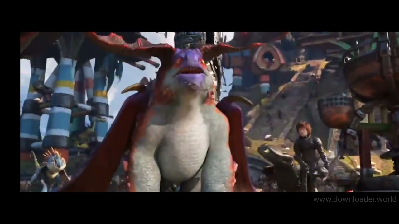 httyd the hidden world (2019) crimson goregutter screen time pt 1 - YouTube