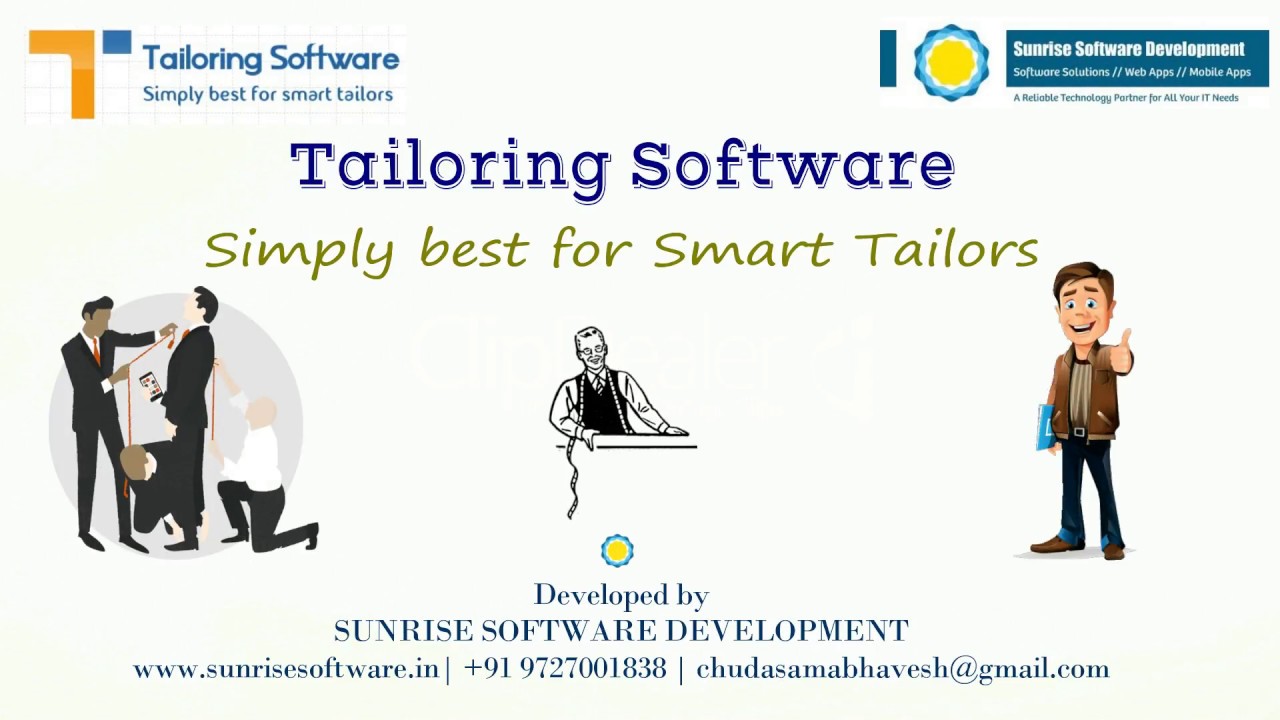 Sunrise Tailoring Software - Best Software for Tailoring Business - YouTube
