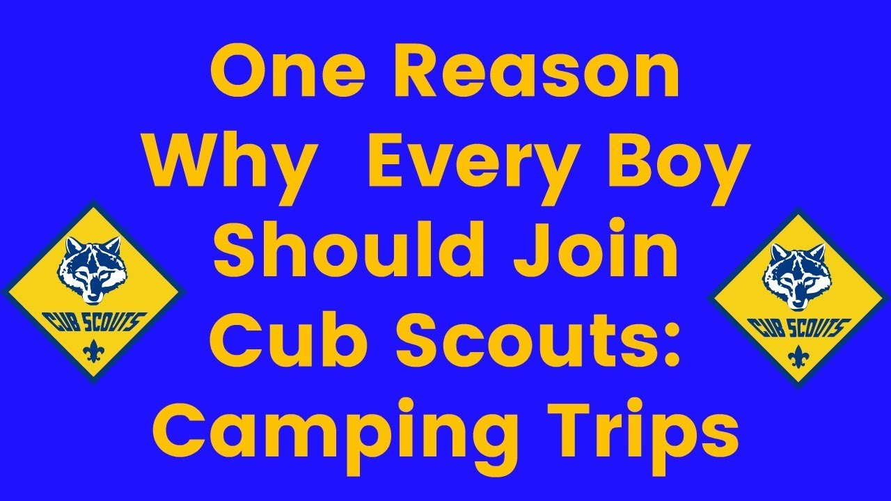 Reasons Why All Boys Should Join Cub Scouts: Reason #1 - YouTube