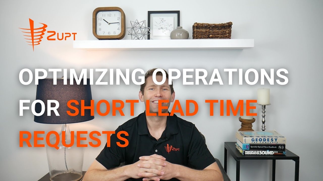 Optimizing Operations for Short Lead Time Requests - YouTube