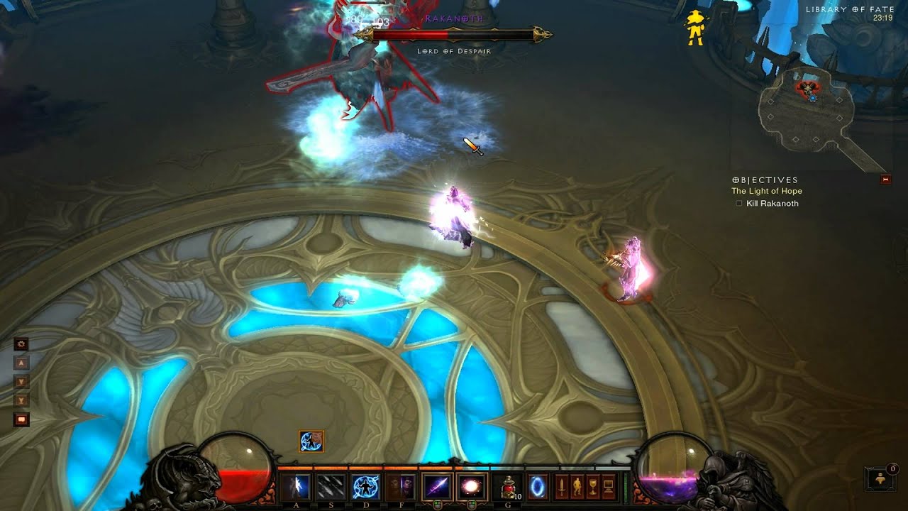 Diablo 3 - Boss fight - Rakanoth - YouTube