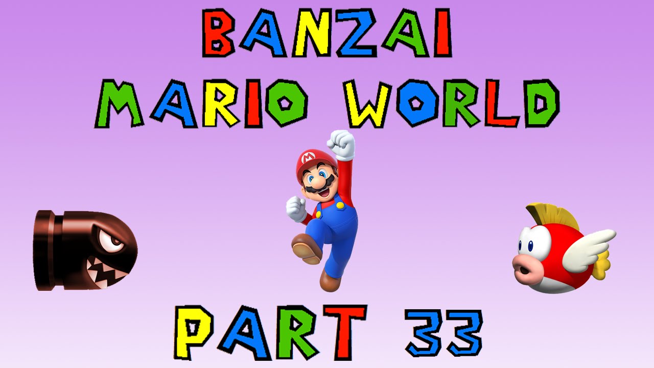 Banzai Mario World - Level 33: Wallkicks Work - YouTube