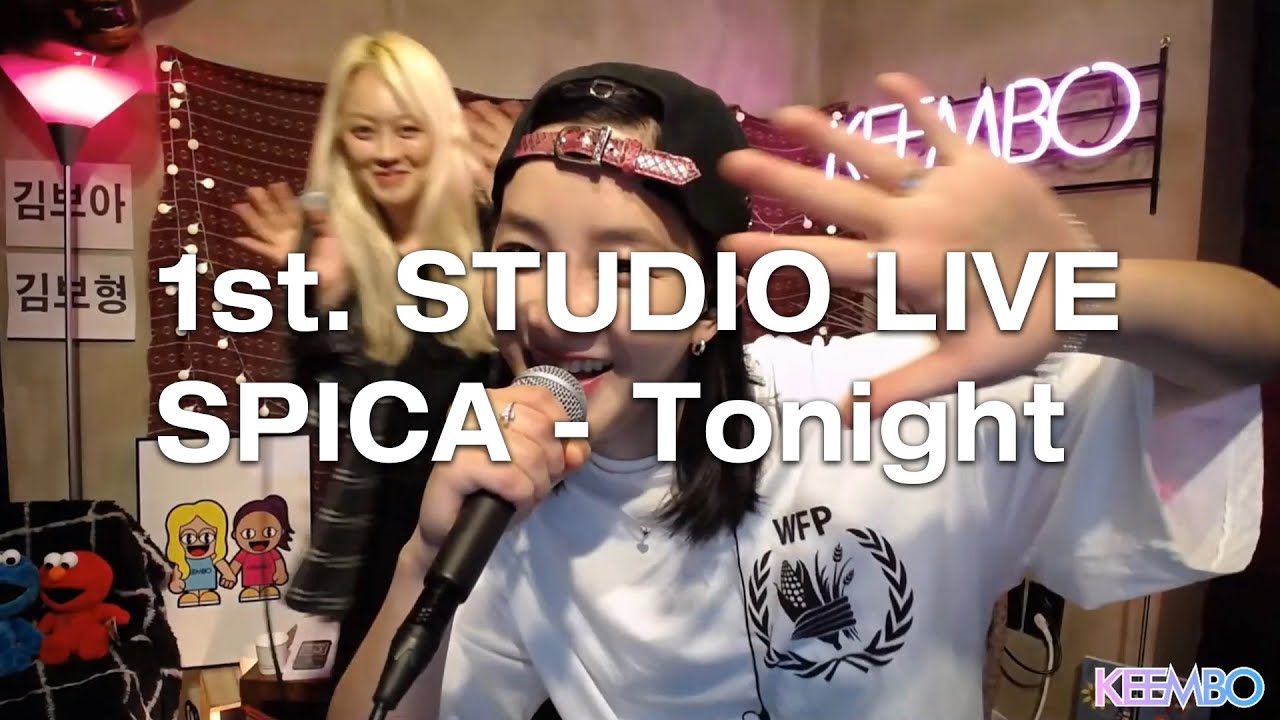 SPICA (스피카) - Tonight / KEEMBO (킴보) 1st. STUDIO LIVE - YouTube