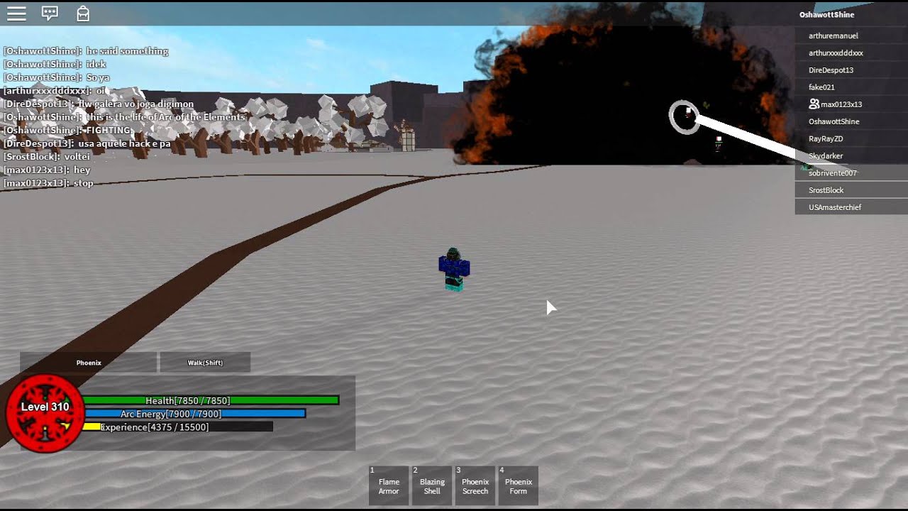 Roblox - Arc of the Elements - Life of an Arc user. - YouTube