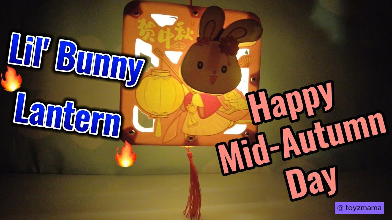 DIY Bunny Lantern - Craft your own Paper Lantern - Pretend Play - YouTube