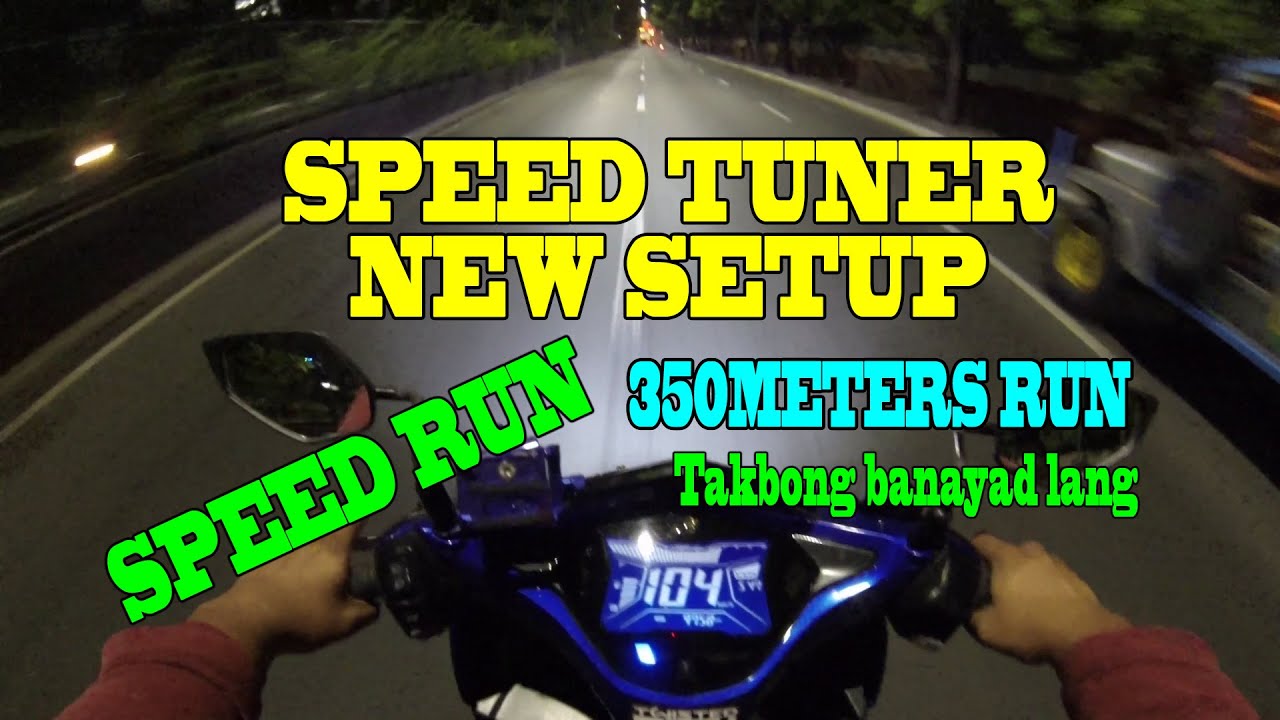Speed run | NEW SPEED TUNER SETUP for AEROX 155 - YouTube