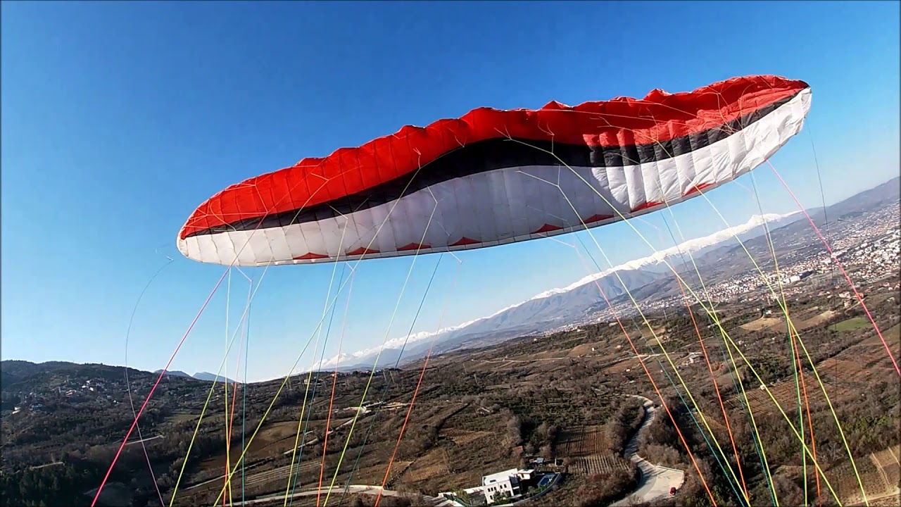 Acro paragliding training on Vodno - YouTube