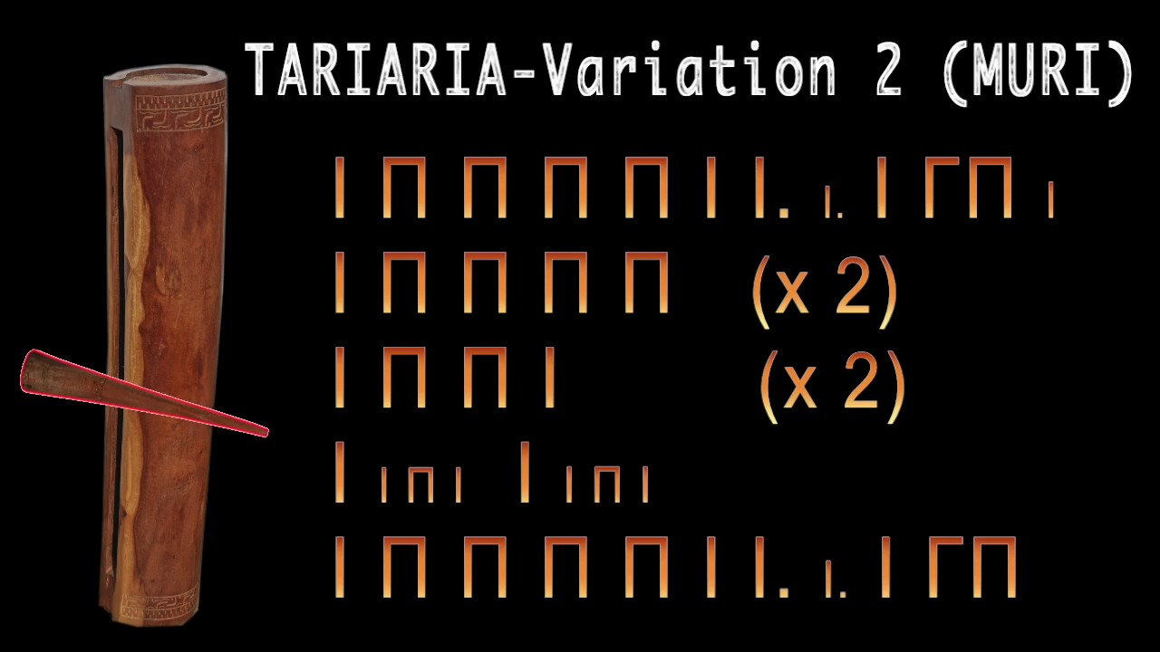 Toere TARIARIA Variation 2 (MURI) with Tabs - YouTube