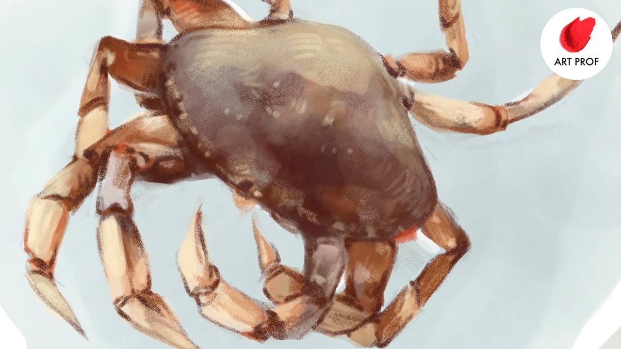 Real Time Soft Pastel Drawing Demo: Sketching Crabs for Self-Taught ...