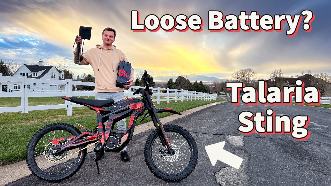 Talaria Sting // Battery Rattle Fix! - YouTube