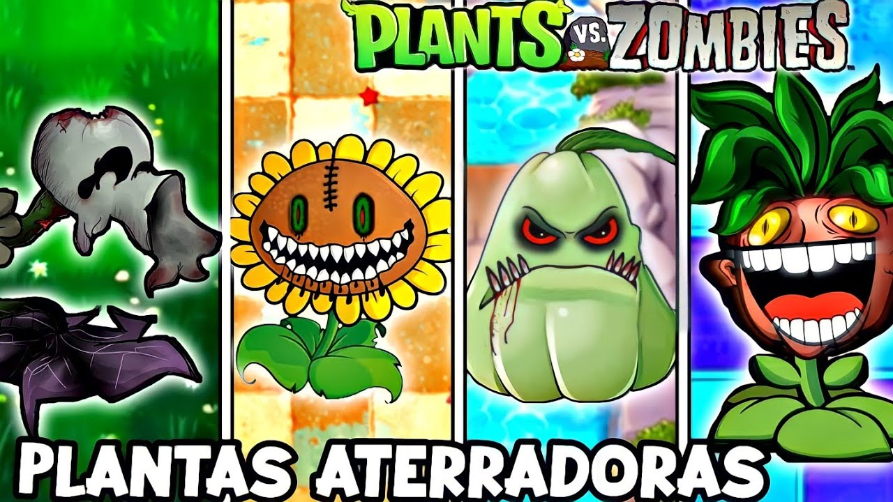 7 PLANTAS ATERRADORAS y MISTERIOSAS qué PODEMOS ENCONTRAR en PLANTS VS ...