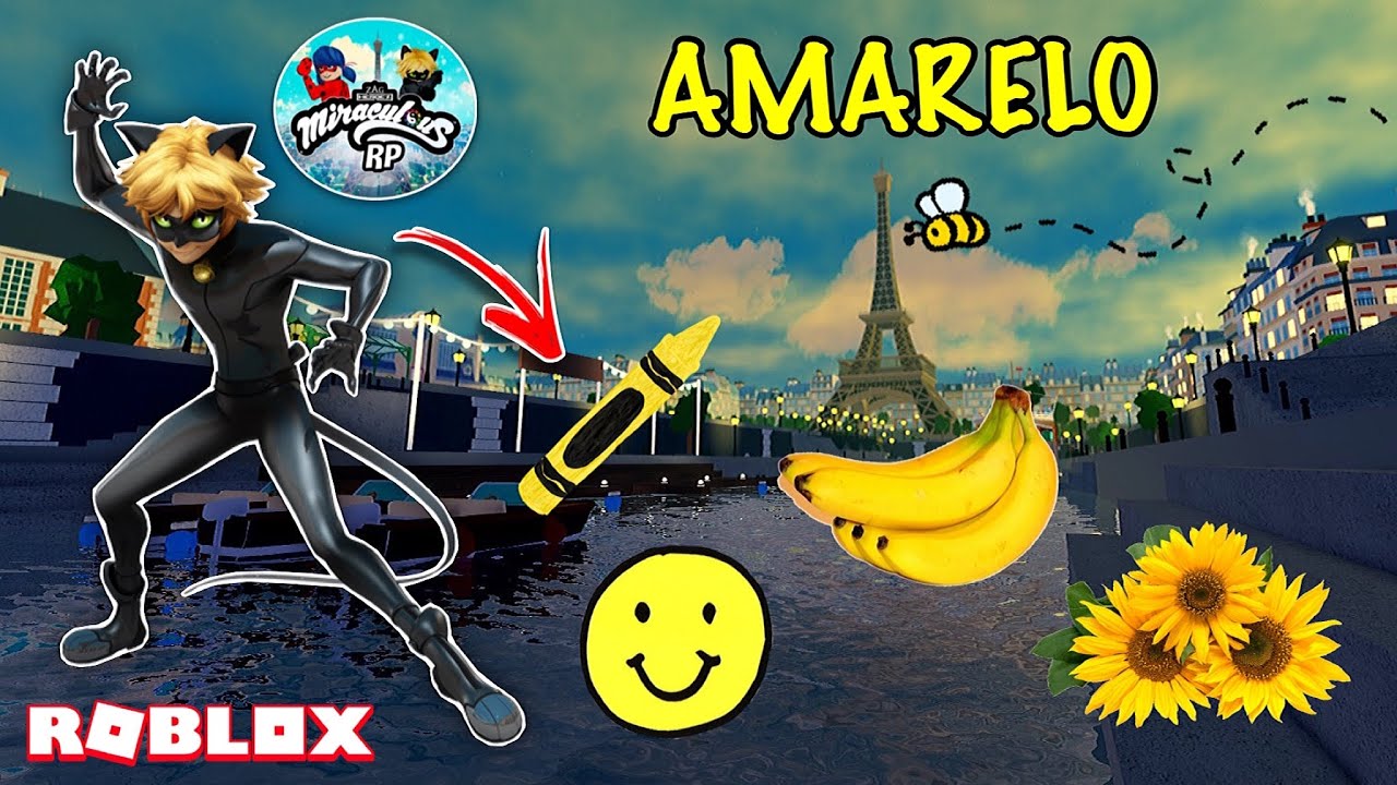 DIA DO AMARELO COM O ADRIEN!!! (Miraculous RP - Roblox) - YouTube
