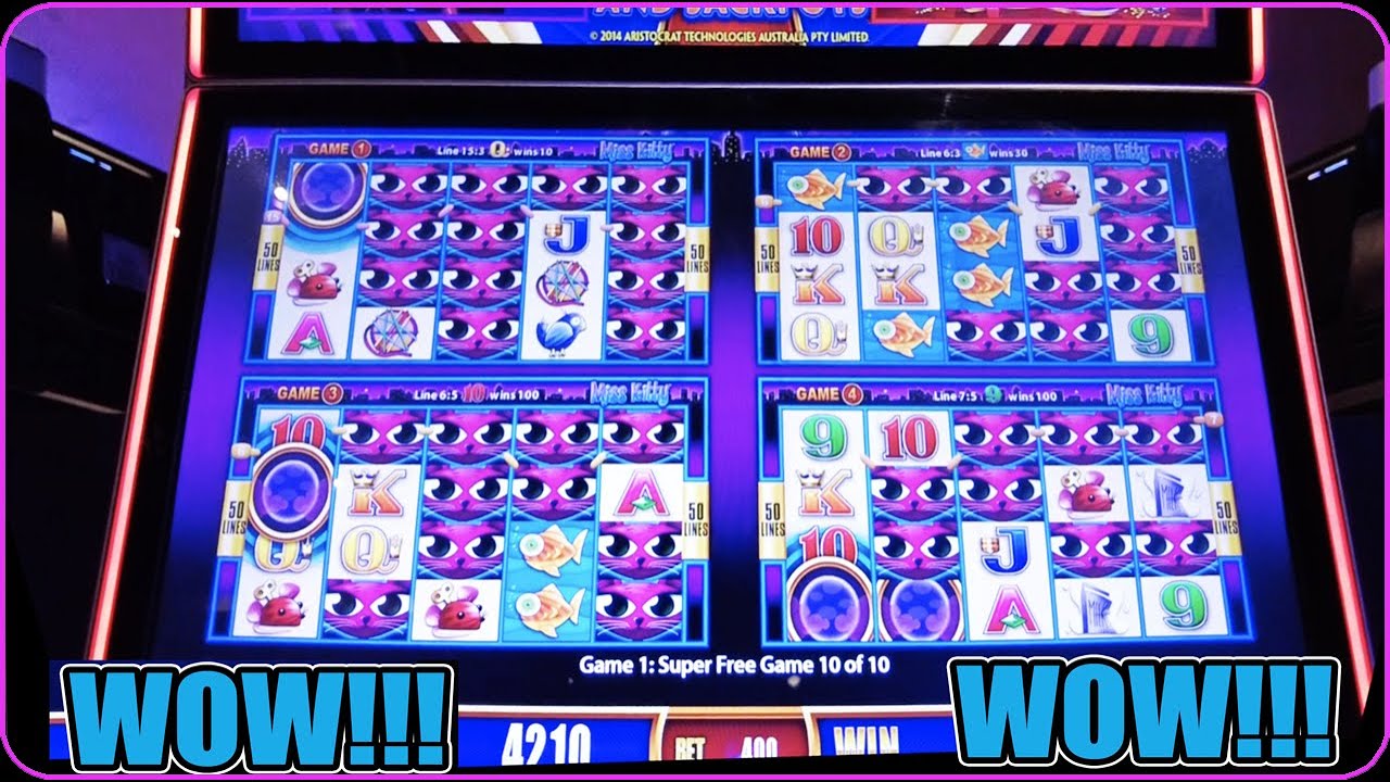 WONDER 4 JACKPOTS! FUN BONUSES! LETS PLAY IN LAS VEGAS - YouTube