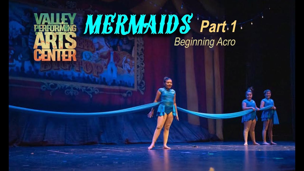 Mermaids part 1 | Beginning Acro routine - older class - YouTube