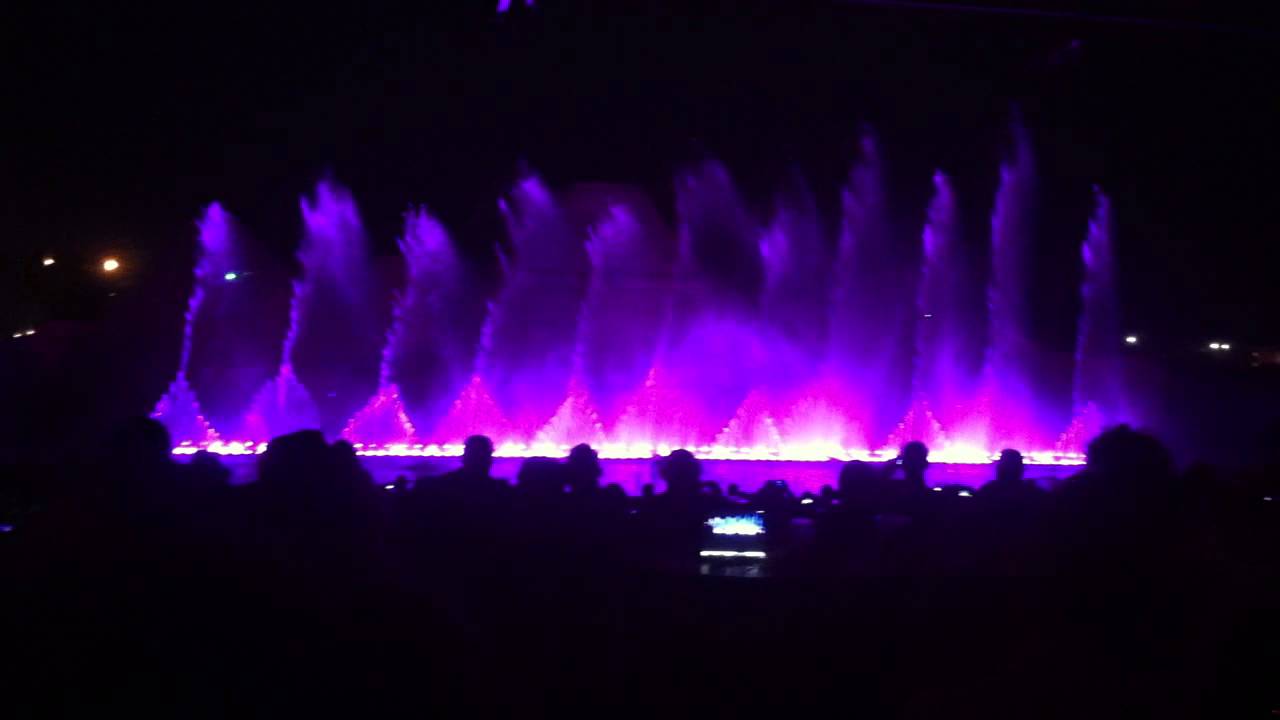 Dancing Water Show, Protaras, Cyprus 2013 - YouTube