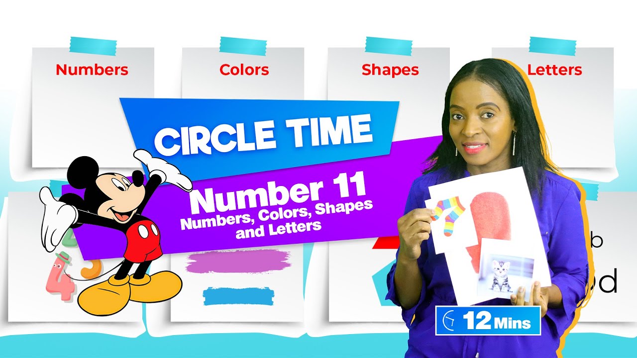 Circle Time with Numbers, Shapes, Colors & Letters - YouTube