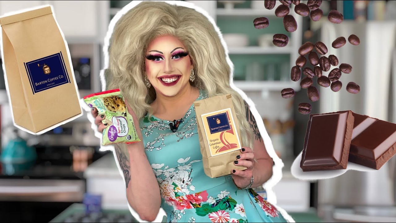 Drag queen makes Chocolate Covered Coffee Beans - YouTube