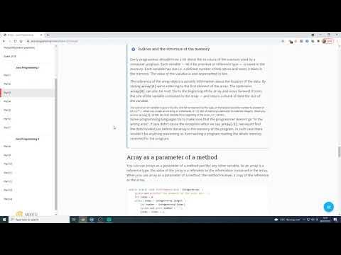 13. Java Helsinki Uni MOOC programming 1 part 3! Arrays - YouTube