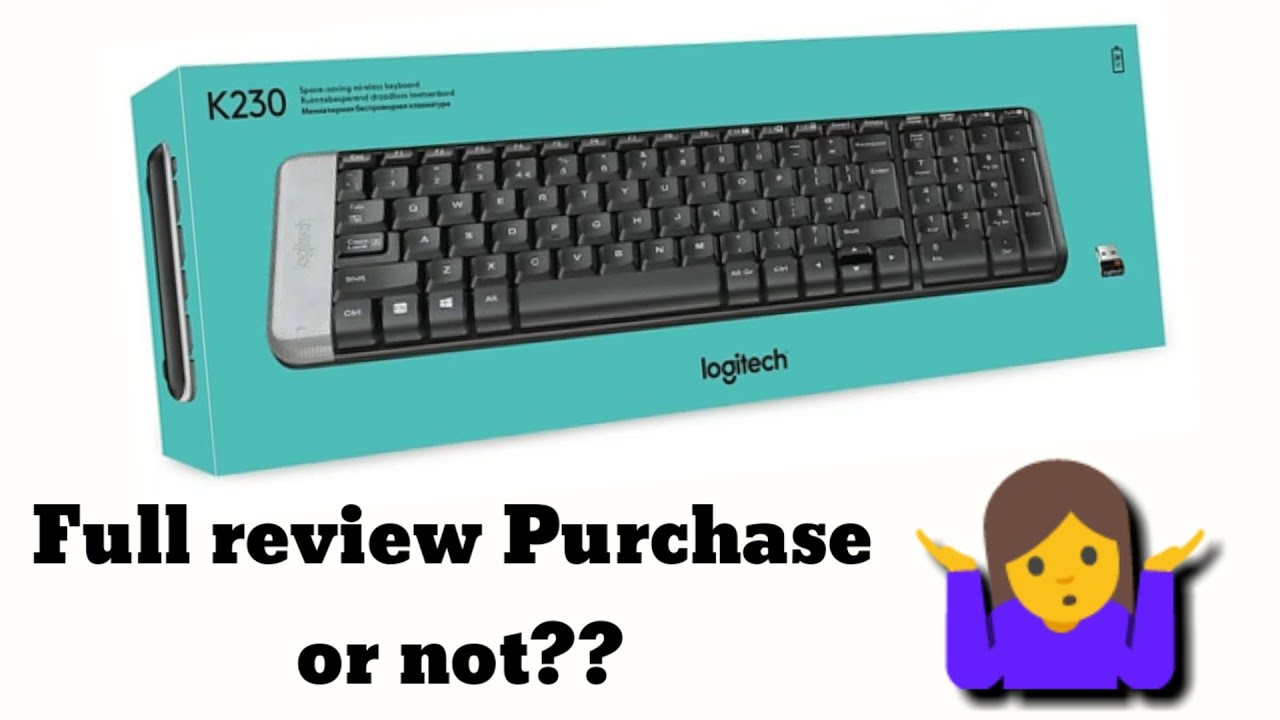 Logitech K230 keyboard full review | purchase or not?? |🤷💯 - YouTube