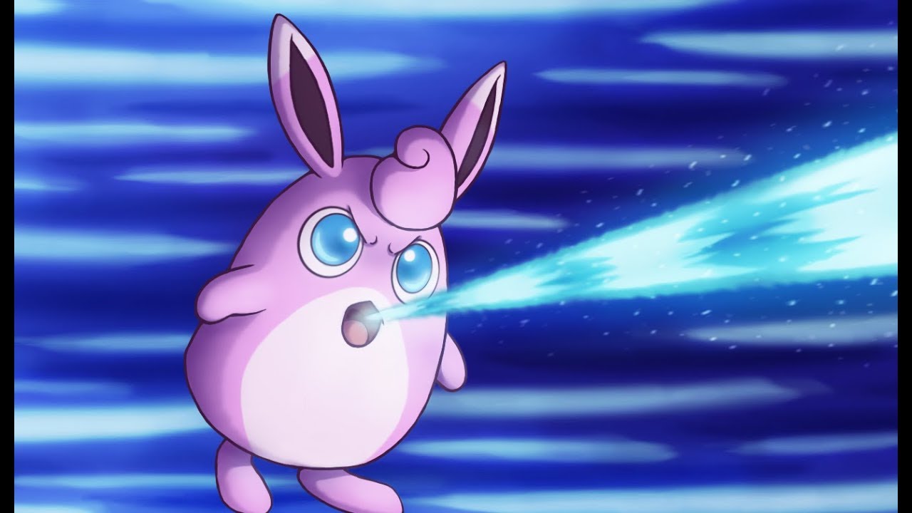 Drawing 'Wigglytuff - Ice Beam' - YouTube