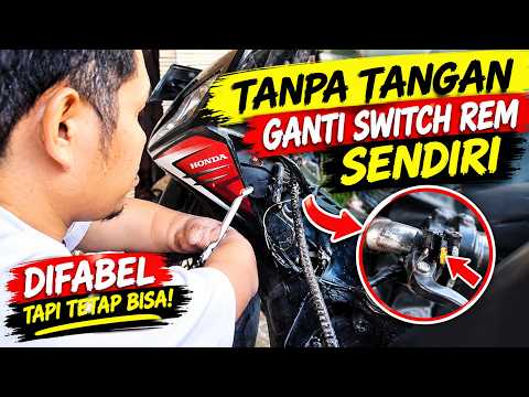 Difabel Bisa Ganti Switch Rem Depan