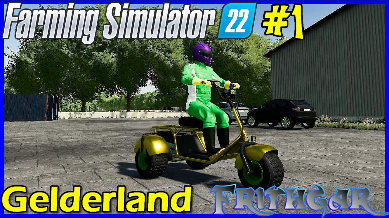 Let's Play FS22, Gelderland #1: Golden Tricycle And Purple Helmet ...