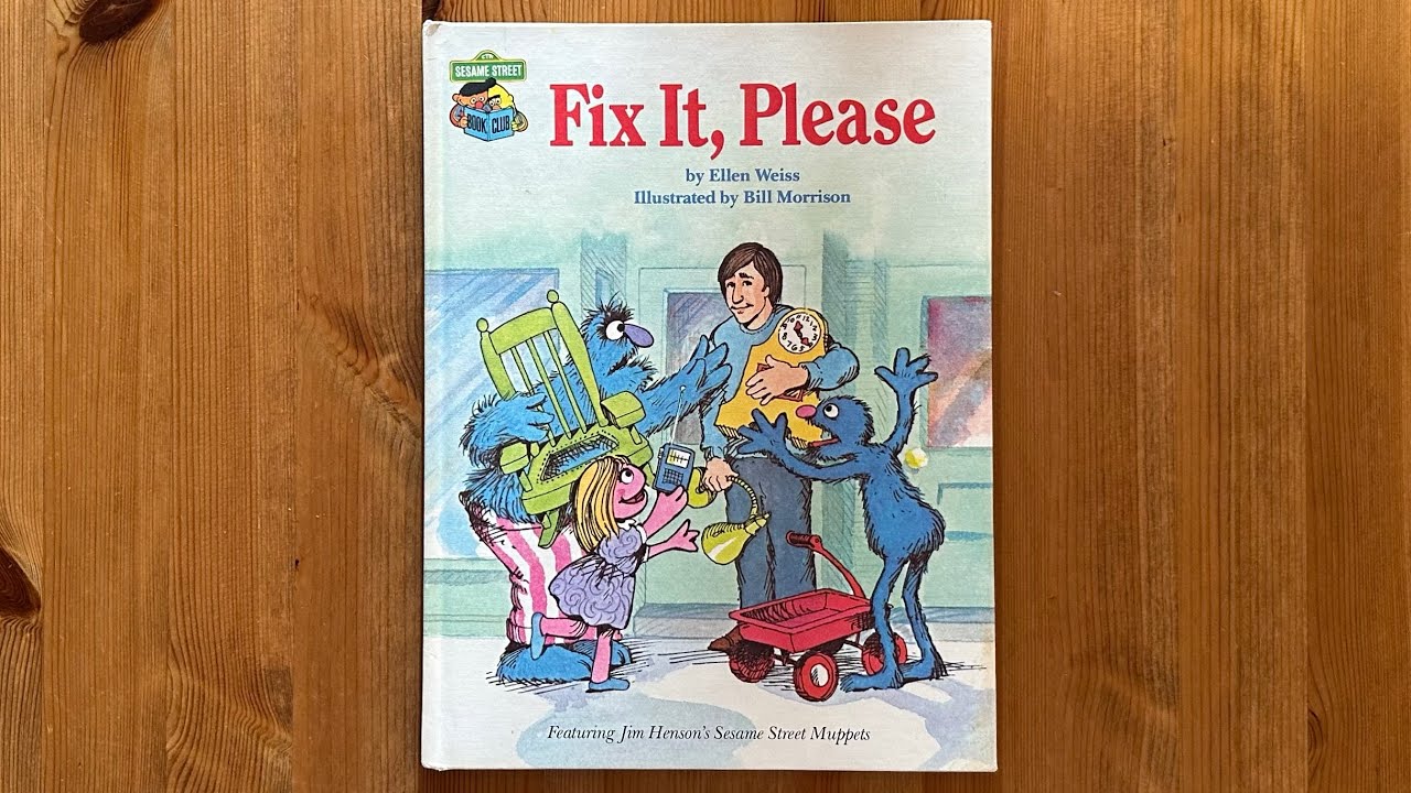 Ash reads Fix It, Please by Ellen Weiss illustrated by Bill Morrison ...