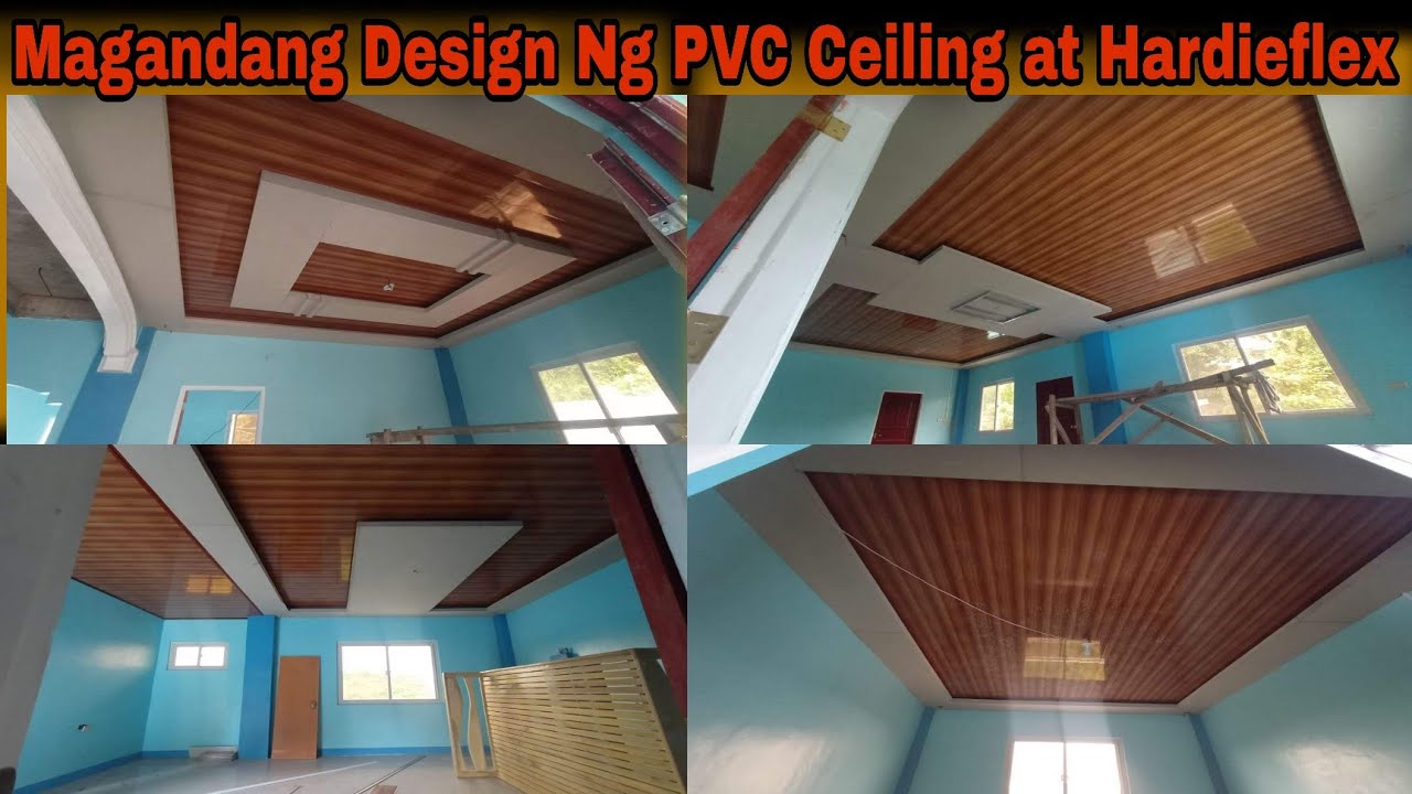 Beautiful PVC Ceiling Design With Hardieflex + Shout out - YouTube