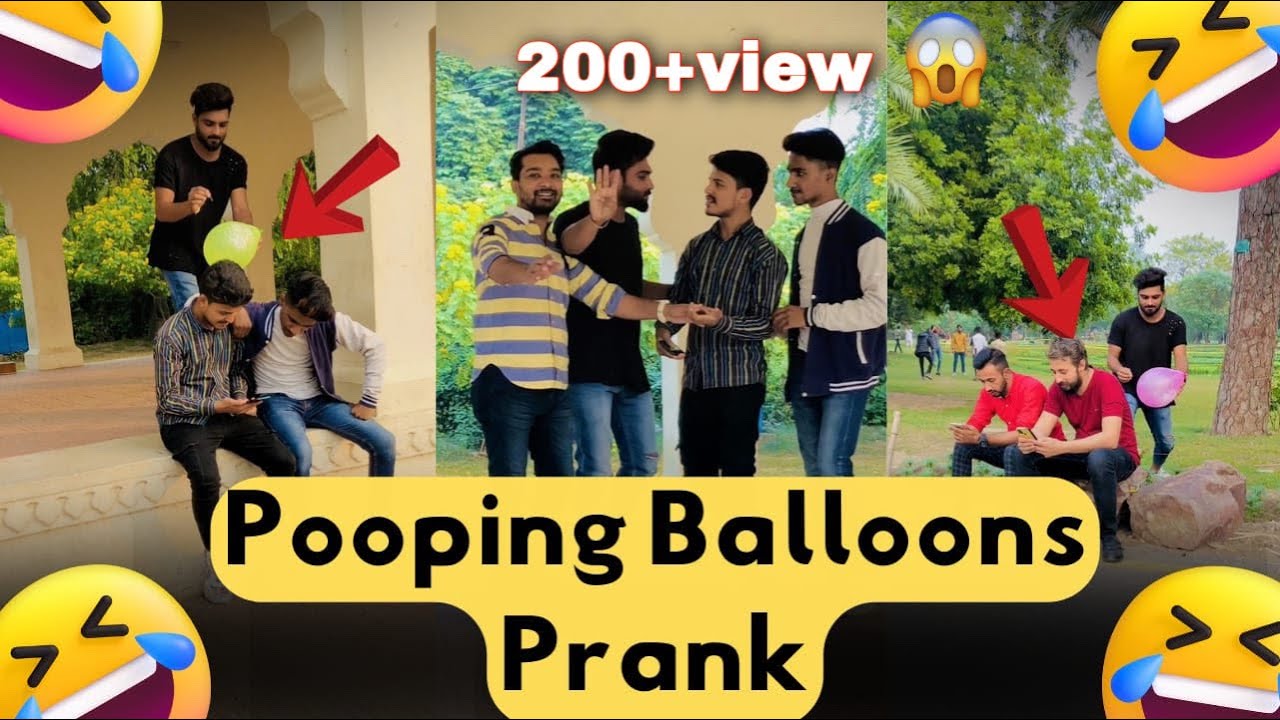 Popping Balloon 🎈 Prank on Public 🤣😂[Balloon Pranks Funny Videos ...