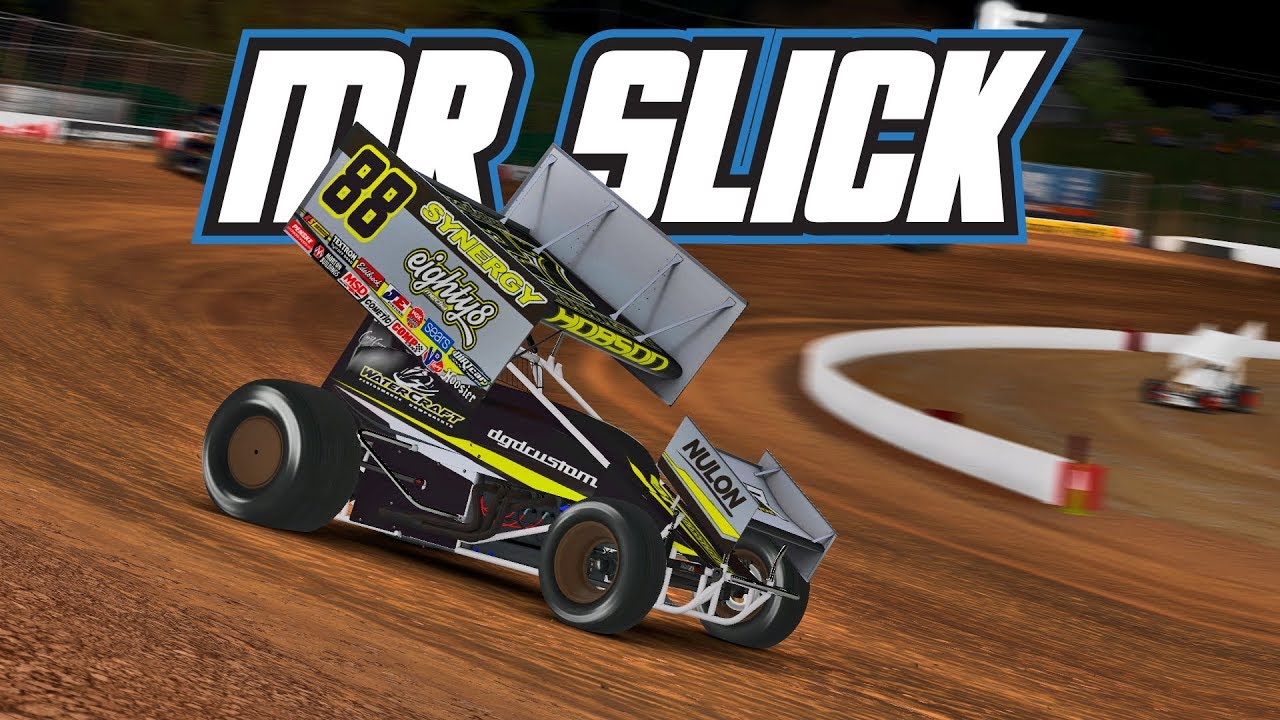 iRacing: Mr Slick (360 Sprintcars @ Lanier) - YouTube