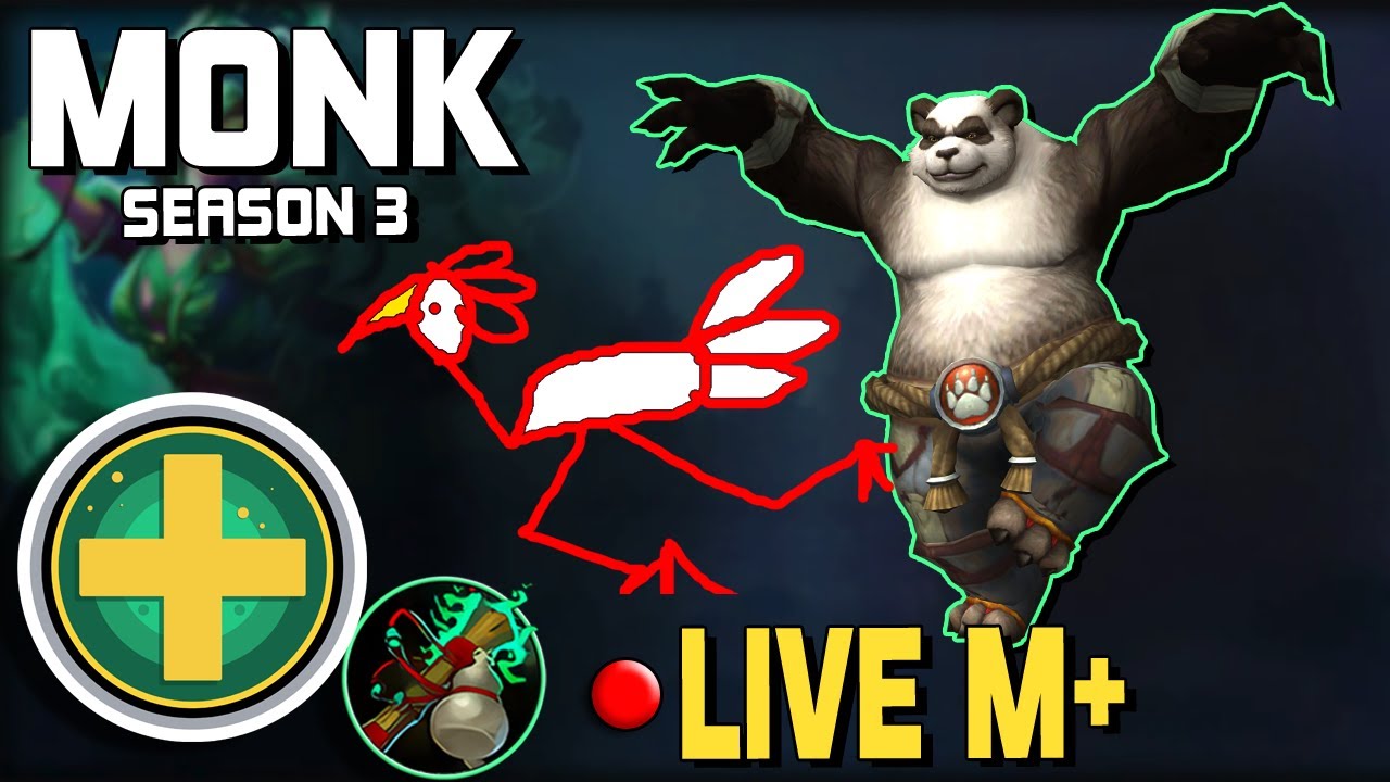 Mistweaver High M+ HUMBIN HEALING GOD ! Monk - YouTube