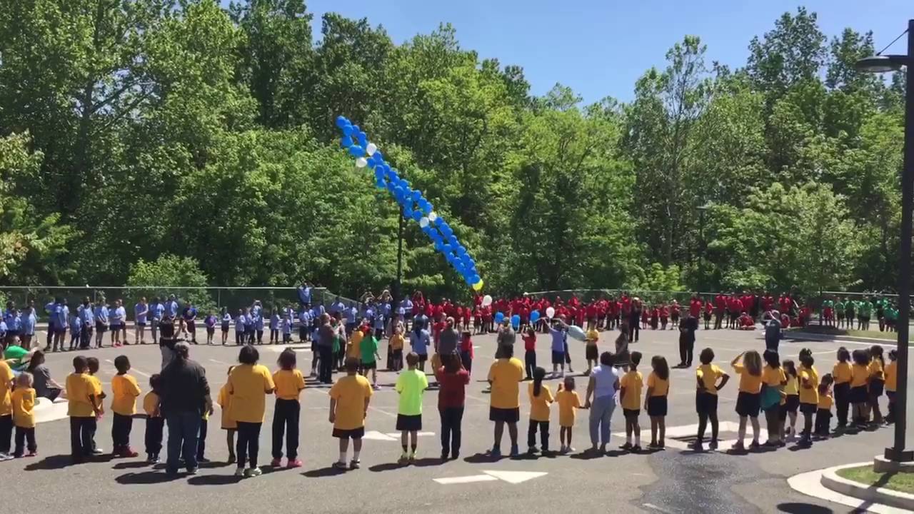 Release of Helium Balloon Rosary - YouTube