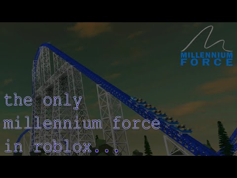 Millennium Roller Coaster Roblox! - YouTube