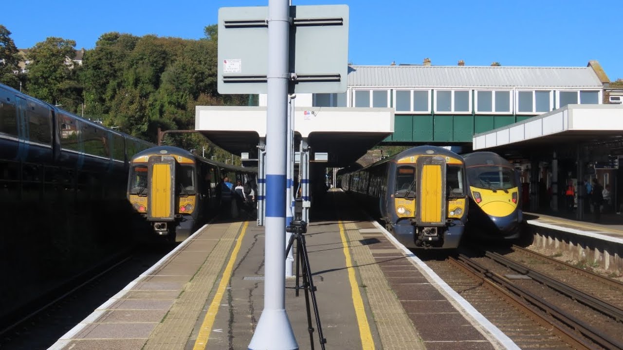 trains at Dover Priory 24/10/24 including clanline Merchant Navy 35028 ...