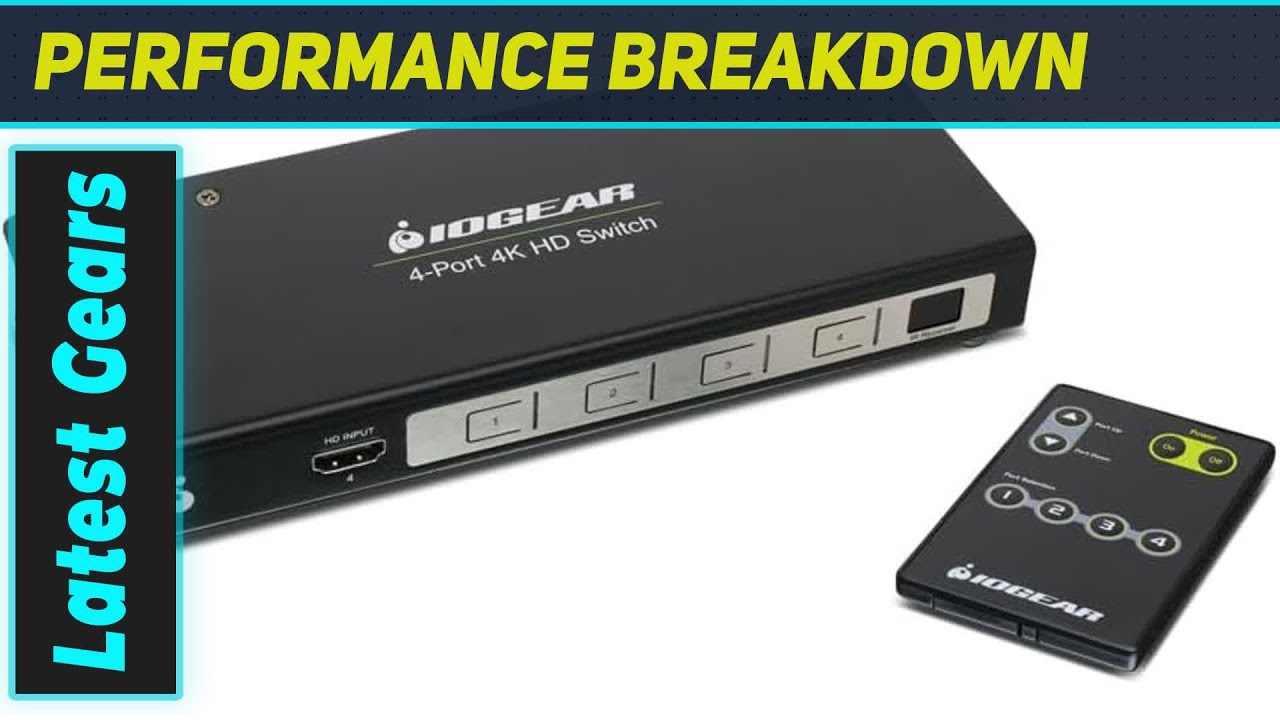 IOGEAR 4-Port HDMI Switch: The Ultimate 4K Solution? - YouTube